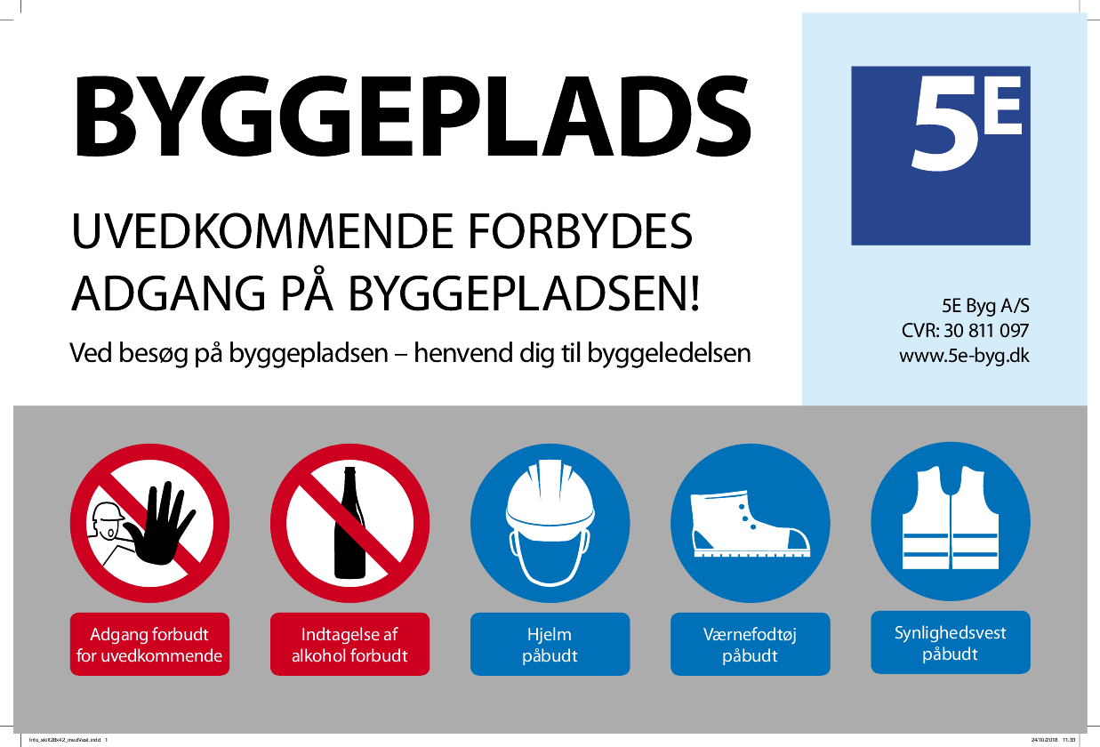 PVC-skilt med trykk i alle størrelser | LaserTrykk.no AS